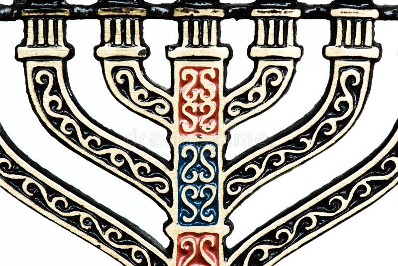 Detalj av menoran fotografering för bildbyråer. Bild av beröm - 25964259