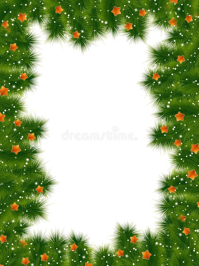 Detaljerad Realistisk Julram. EPS 10 Vektor Illustrationer ...