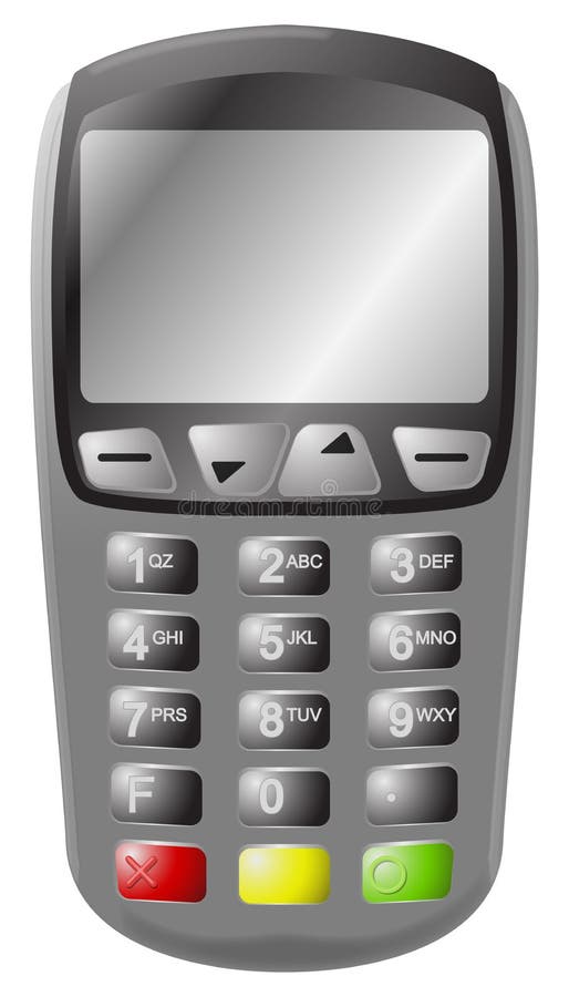 Detalle De Chip and Pin Machine in Stock de ilustración - Ilustración ...