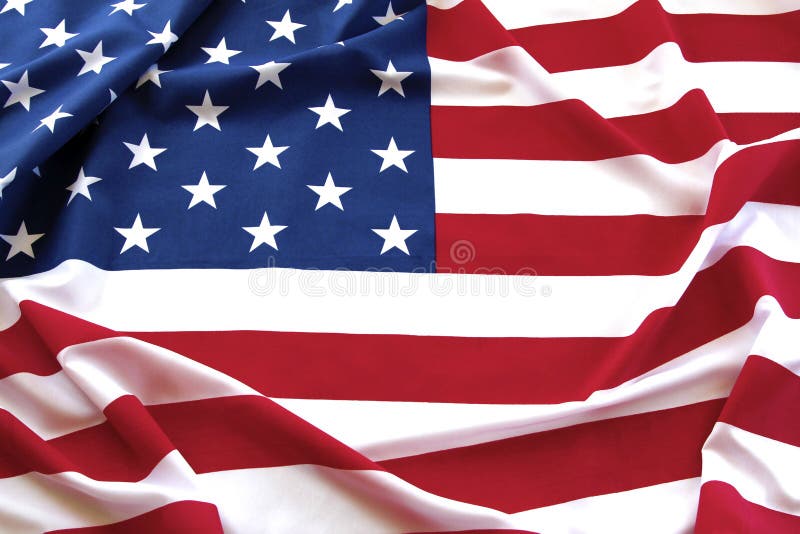 Detalle De La Bandera De Los E.E.U.U. Foto de archivo - Imagen de macro ...