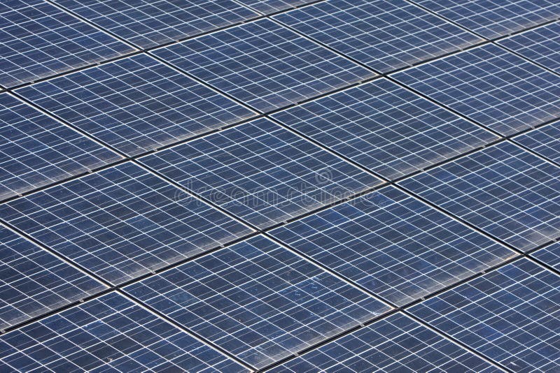 Detalle De La Textura De Los Paneles Solares Foto de archivo - Imagen ...