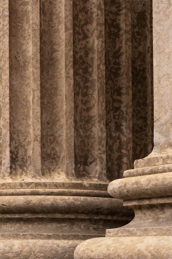 Detalle 3 De Las Columnas Del Corinthian Imagen de archivo - Imagen de ...