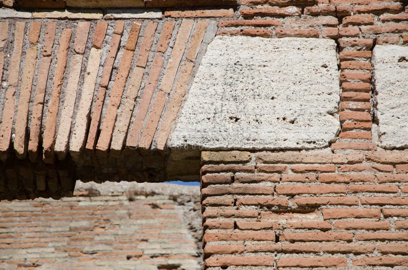 Detalle De Un Dintel a Partir Del Período Romano Foto de archivo ...