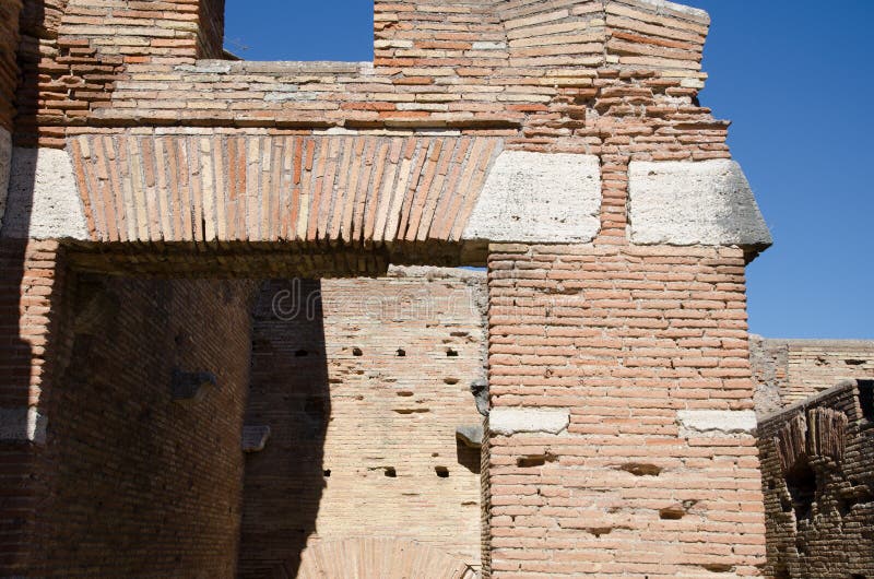 Detalle De Un Dintel a Partir Del Período Romano Foto de archivo ...
