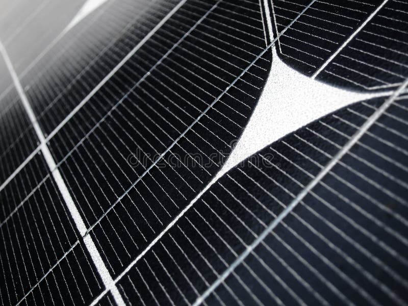 Detalle De La Textura De Los Paneles Solares Foto de archivo - Imagen ...