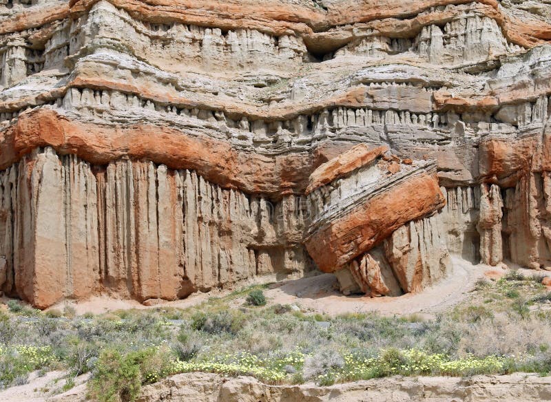 Detalle Erosionado De La Formación De Roca Imagen de archivo - Imagen ...