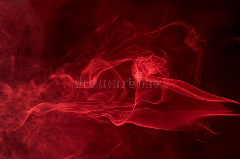 Detalle rojo del humo imagen de archivo. Imagen de humo - 34934149