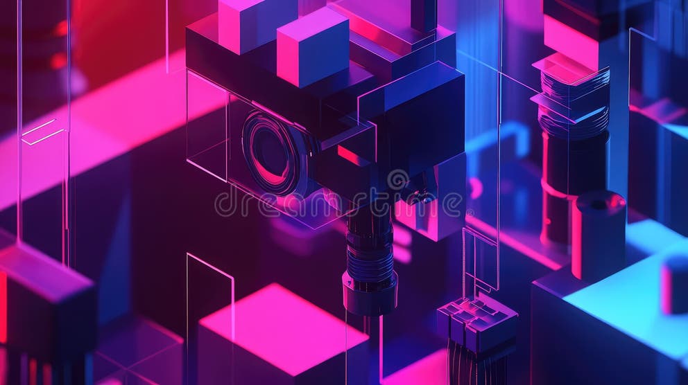 Flickering Machine Vision System Stock Illustrations – 6 Flickering ...