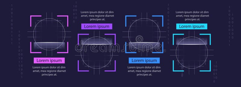 Detection Process Infographic Chart Design Template Stock Vector ...