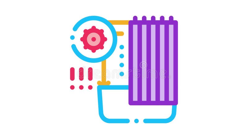 Detection of Sanitary Problems in Bathroom Icon Animation Stock Footage ...