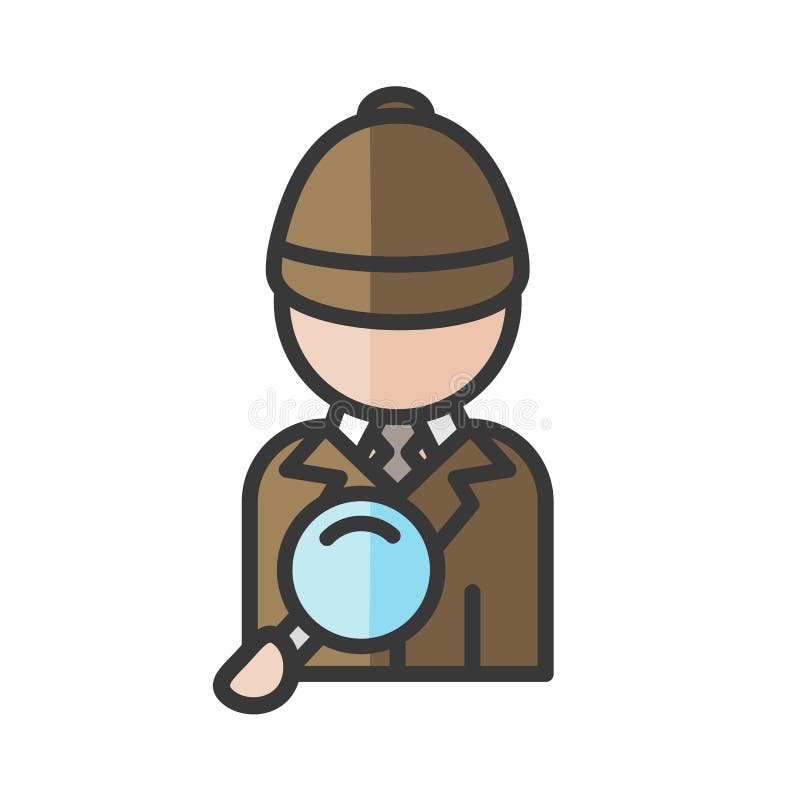 Detective Avatar. Profile User, Person. People Icon. Vector ...