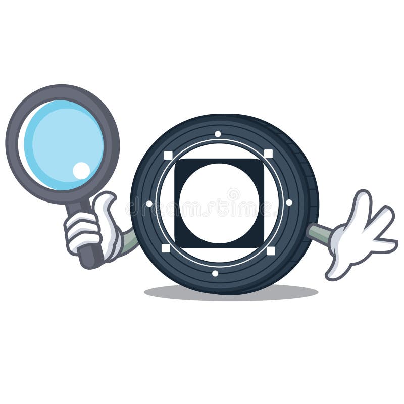 Detective Byteball Bytes Coin Character Cartoon Editorial Stock Photo ...