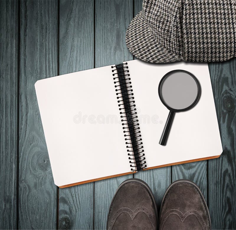 Detective diary stock image. Image of ancient, letters - 30251403