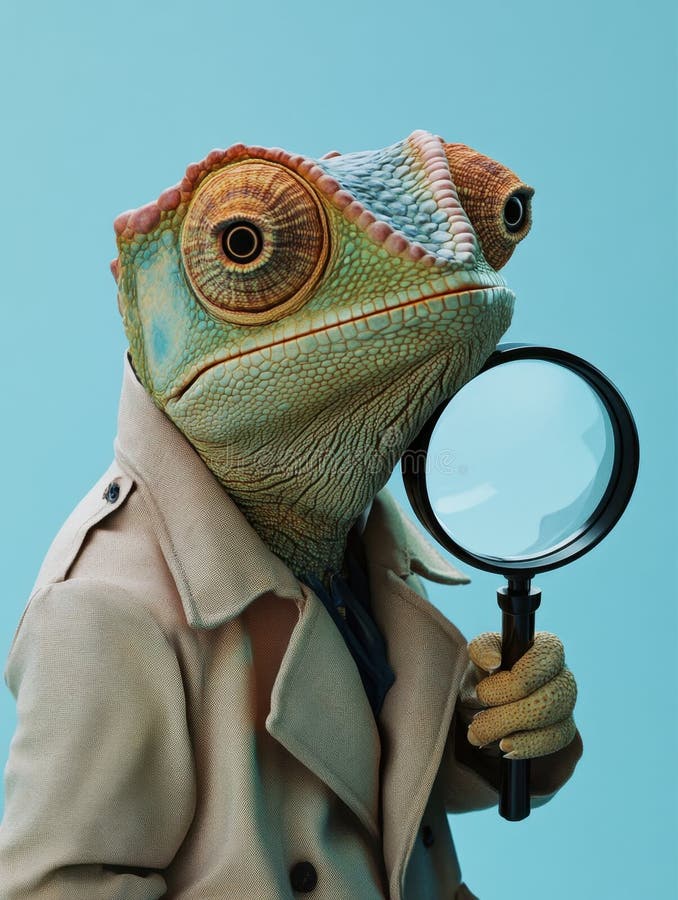 Detective Frog in Trench Coat Stock Image - Image of costume, animal ...