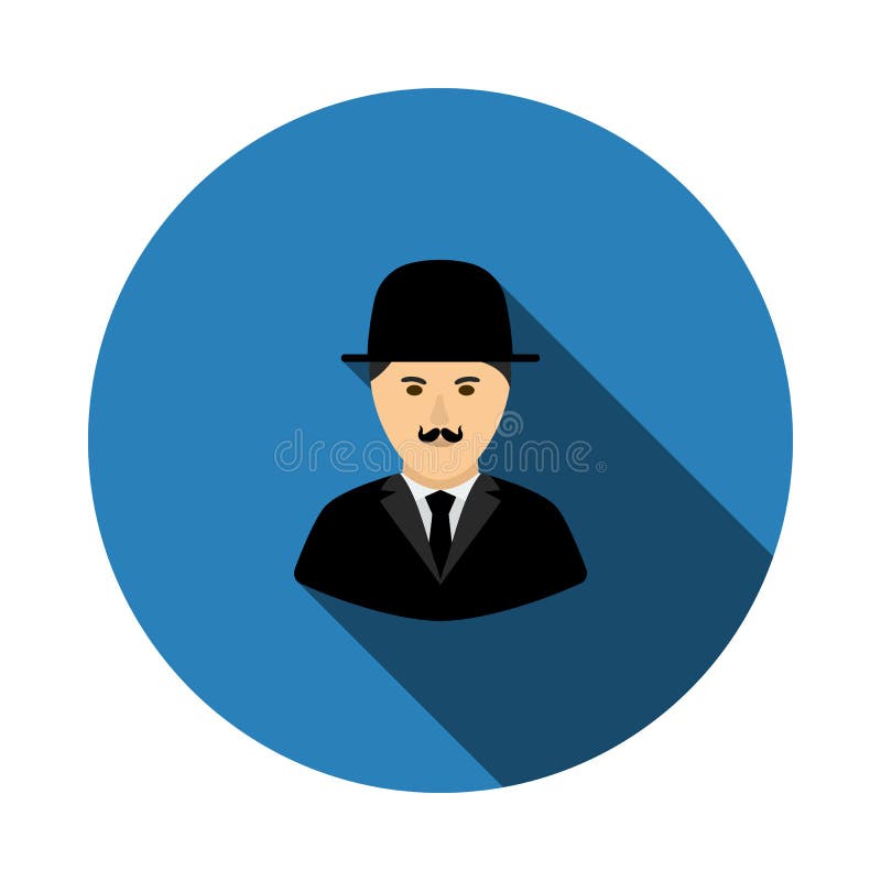 Detective Icon stock vector. Illustration of people - 242458762
