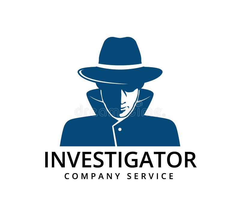 Detective Investigation Service Vector Icon Logo Design Stock ...
