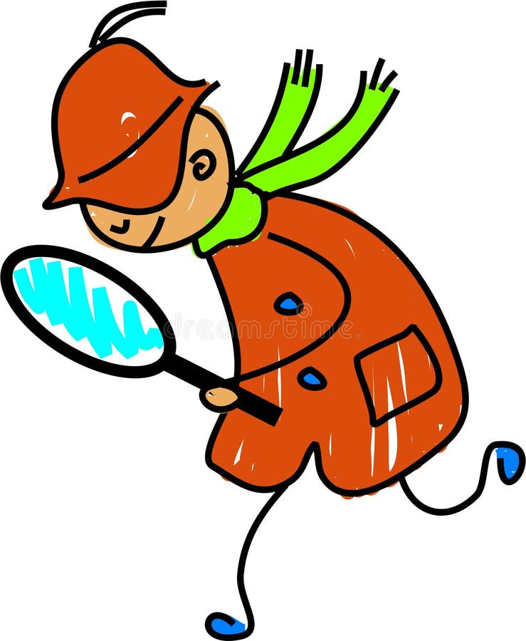 Detective kid stock vector. Illustration of kids, jobs - 893026