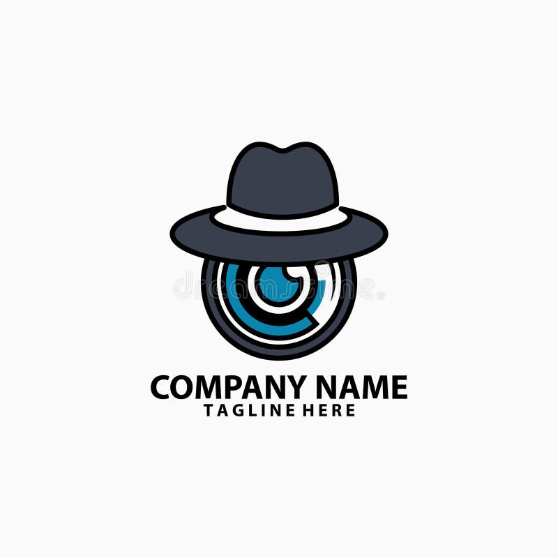 Detective Lens Logo Design Vector Stock Vector - Illustration of modern ...