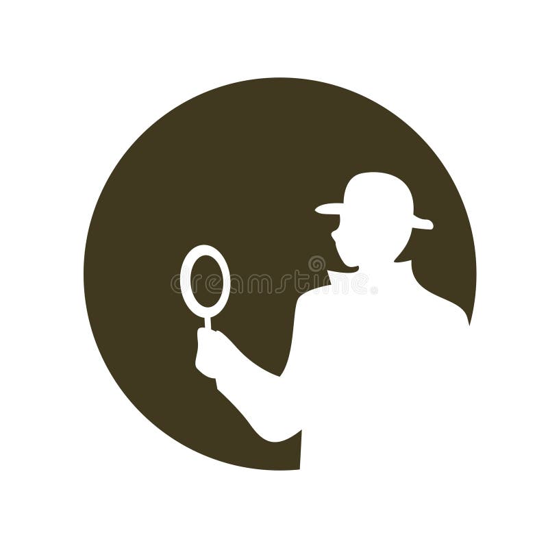 Detective logo icon design stock vector. Illustration of security ...