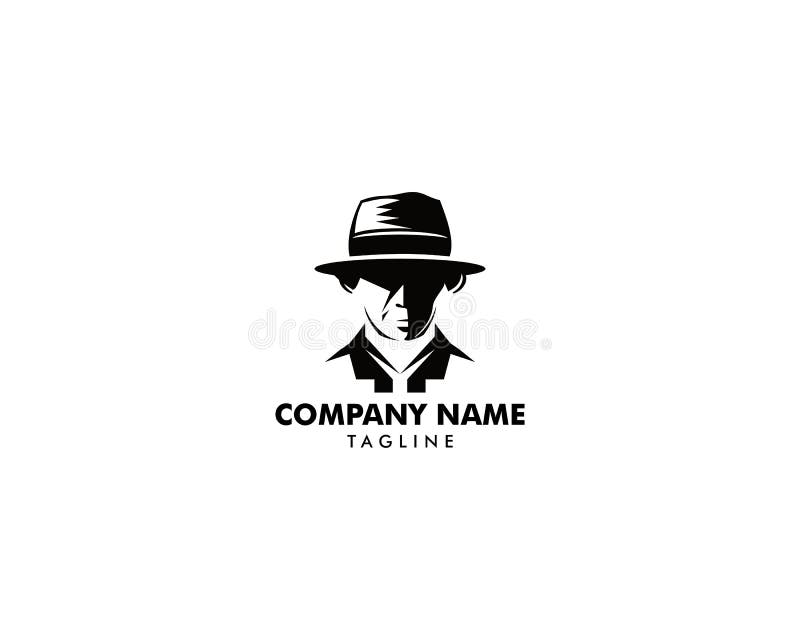 Detective Logo Template Vector Illustration, Spy Logo Stock Vector ...
