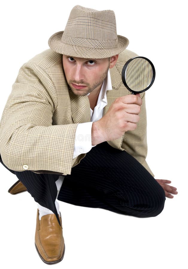 Detective 3 stock image. Image of investigate, police, portrait - 155799