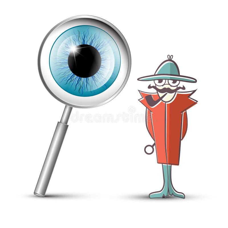 Detective Eye Stock Illustrations – 6,041 Detective Eye Stock ...
