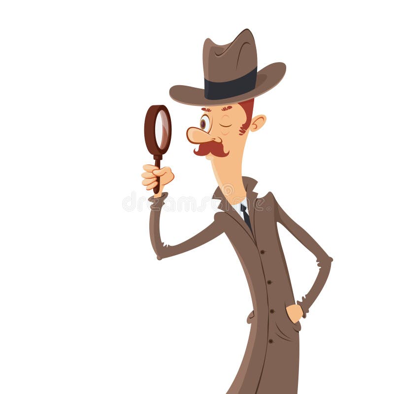 Detective Looking Lens Stock Illustrations – 1,826 Detective Looking ...