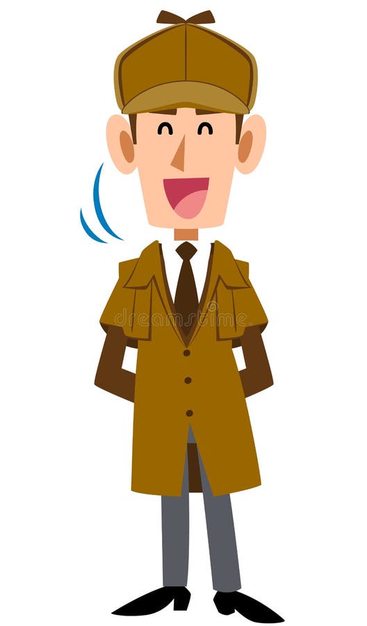 Male Detective 6 Sets of Facial Expressions and Gestures 2 Stock Vector ...