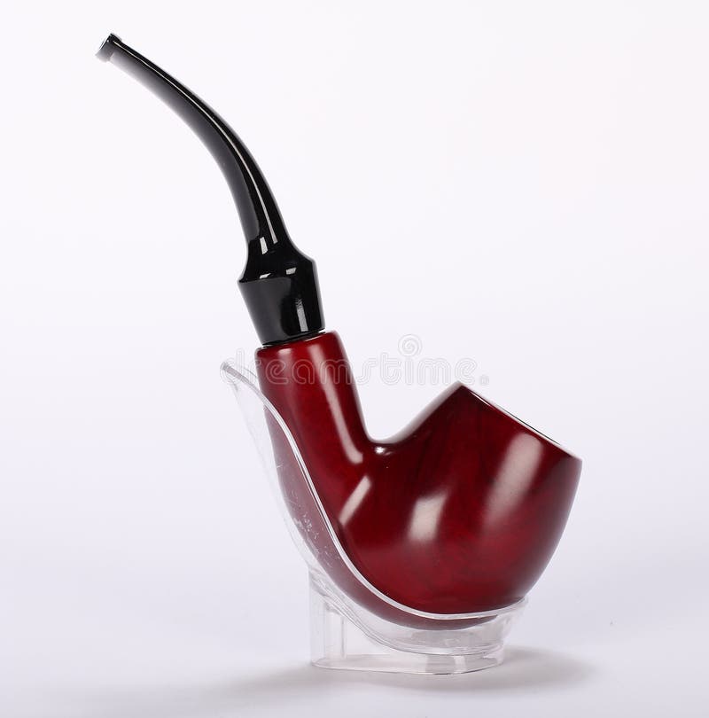 Professional Sherlock Holmes Type Detective Pipe Stock Photo - Image of ...