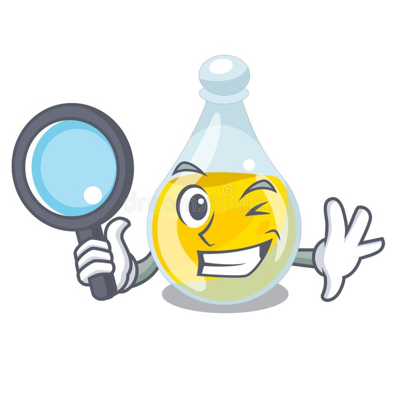 Detective Cereal Box In The Character Fridge Stock Vector