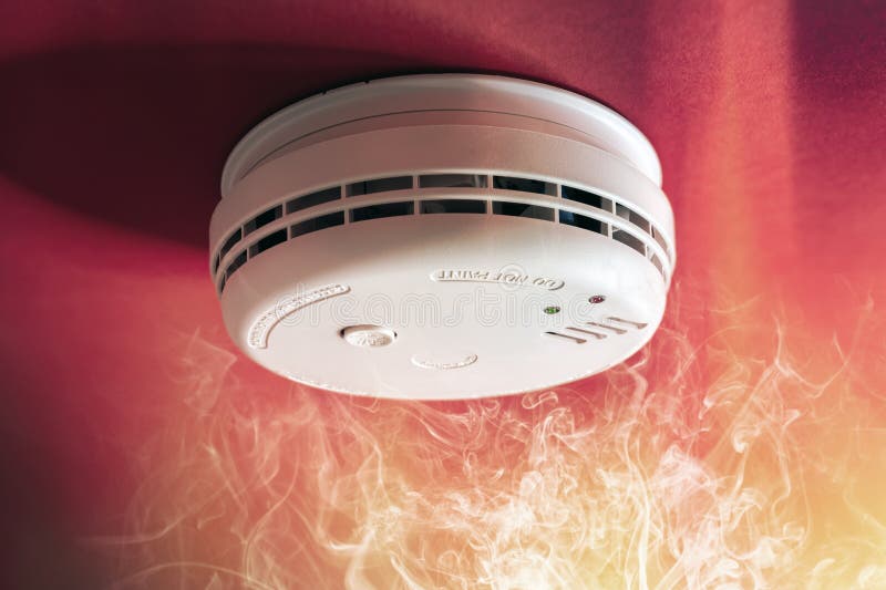 Detector De Alarma De Humo Y Alarma De Incendios Interconectada En ...