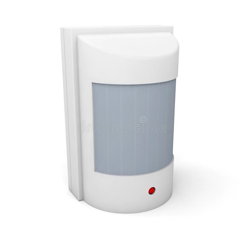 Detector Sensor Motion Security Infrared Stock Illustration ...
