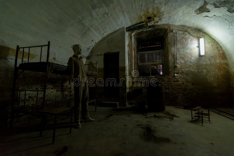 Cell Interior in Fort 13 Jilava Jail, Romania Stock Image - Image of ...