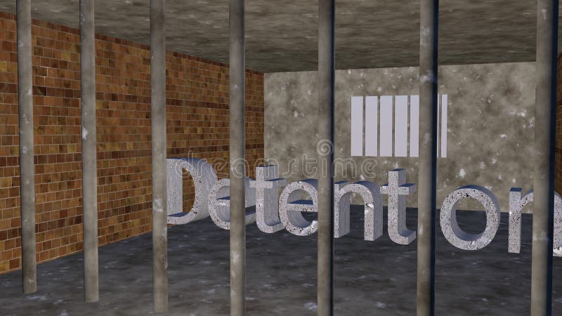 Detention Inside Jail or Prison Concept Animation Stock Footage - Video ...