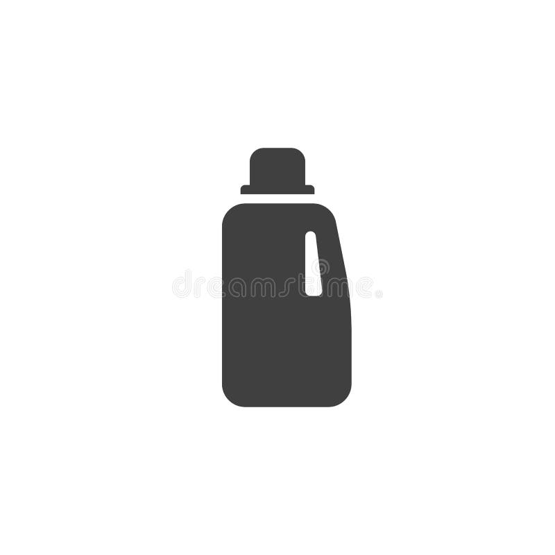 Detergent bottle line icon stock vector. Illustration of sign - 176106220