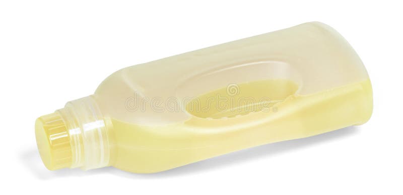 Detergent Bottle, Yellow Liquid Washing Soap For Textile Stock Photo ...