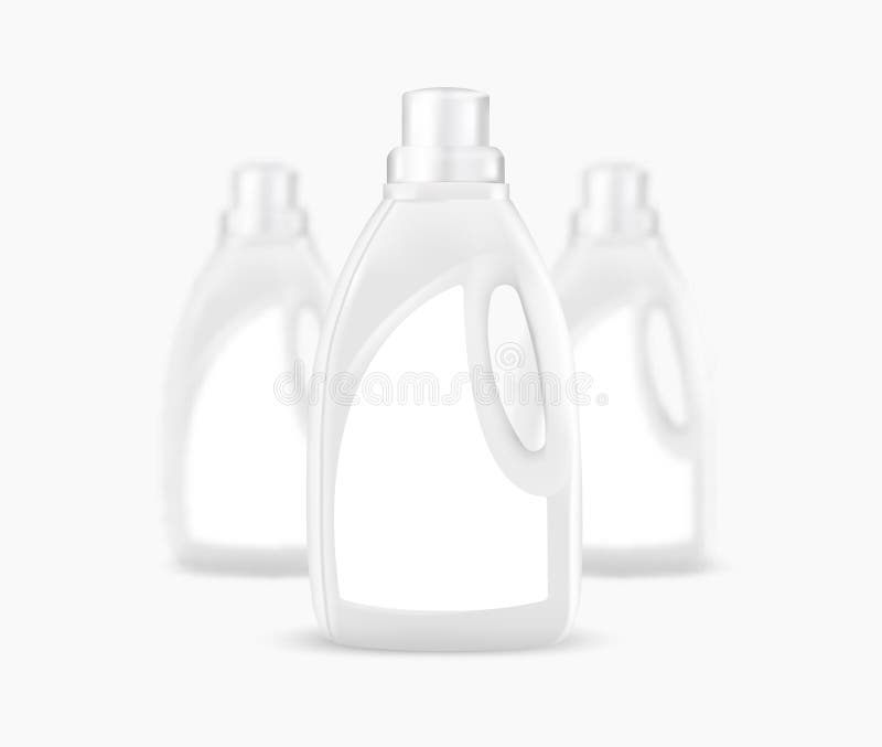 Detergent Bottles Mockup Composition Stock Vector - Illustration of ...
