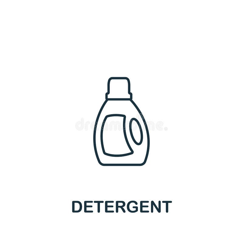 Detergent Icon. Line Simple Line Housekeeping Icon for Templates, Web ...