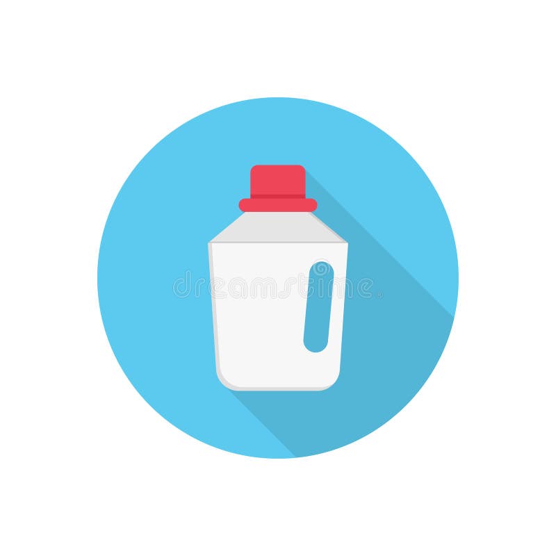 Detergent Vector Flat Colour Icon Stock Vector - Illustration of filled ...
