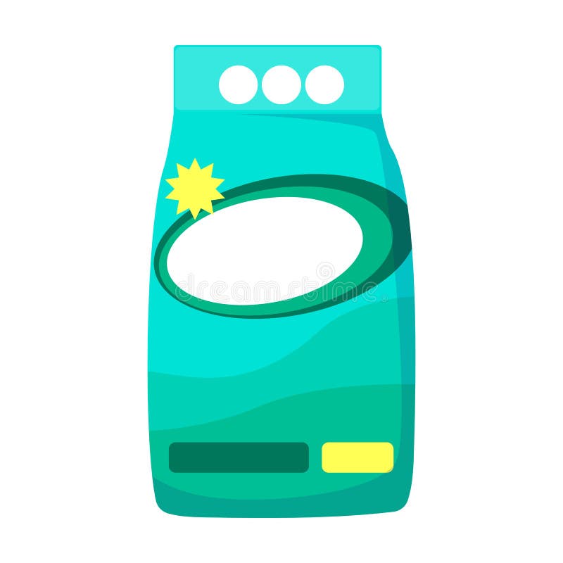 Detergent Vector Outline Icon. Vector Illustration Powder for Laundry ...