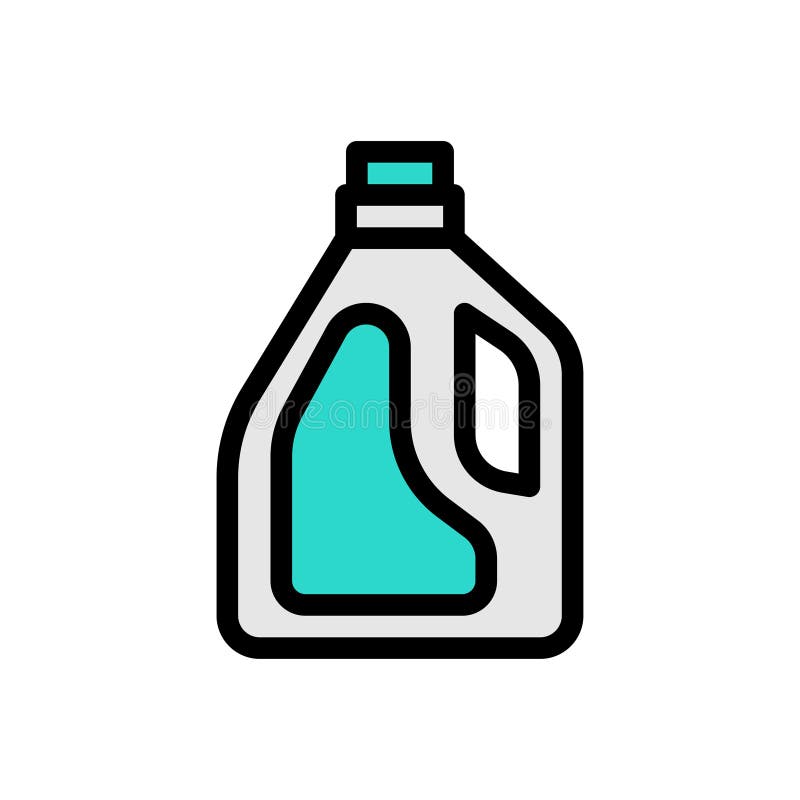 Detergent stock vector. Illustration of line, pictogram - 211037843