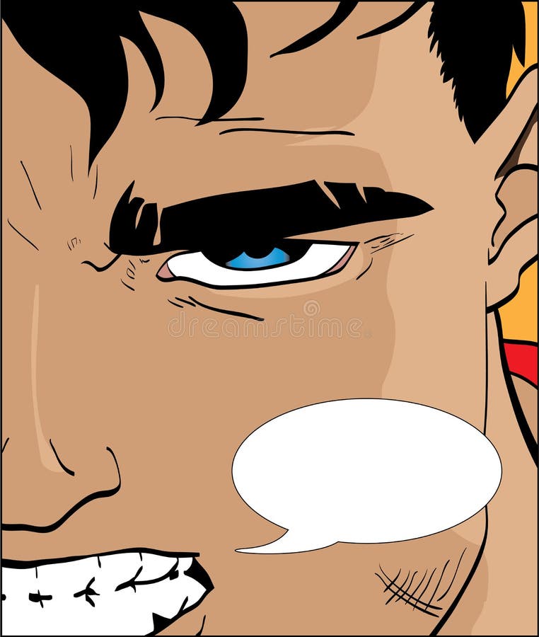 Determination face stock vector. Illustration of angry - 29318763