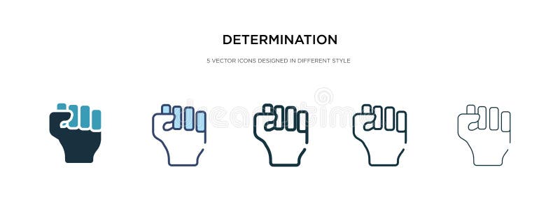 Outline Determination Vector Icon. Isolated Black Simple Line Element ...