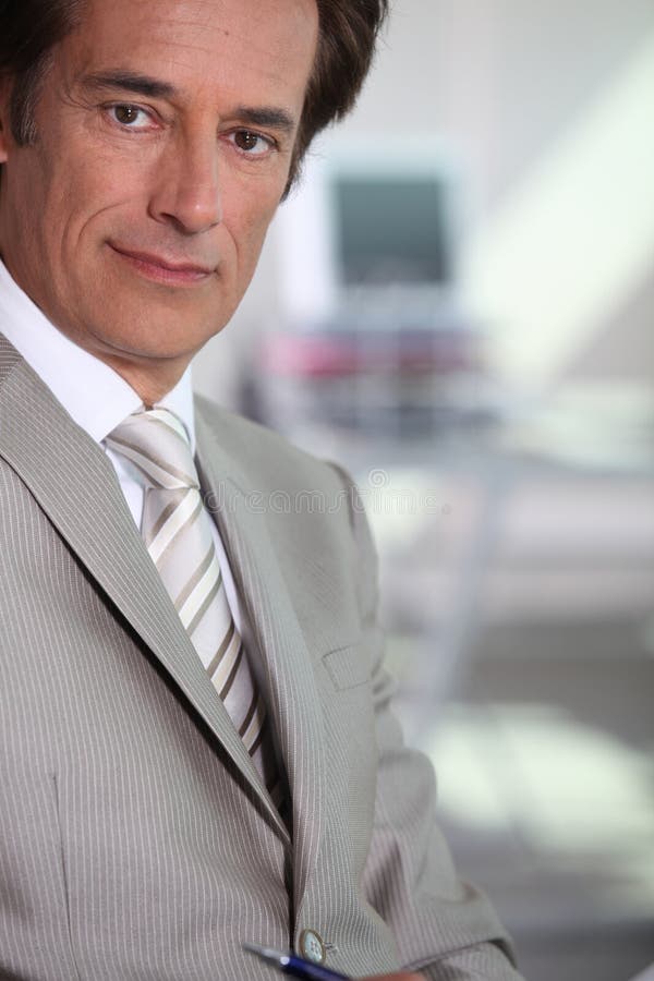 Determined businessman stock photo. Image of elegant - 29388514