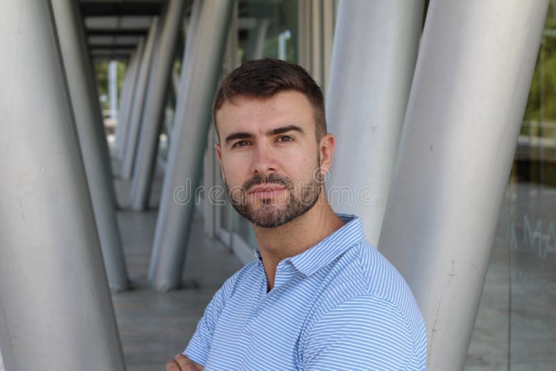 Intimidating looking man stock photo. Image of fighter - 100942026