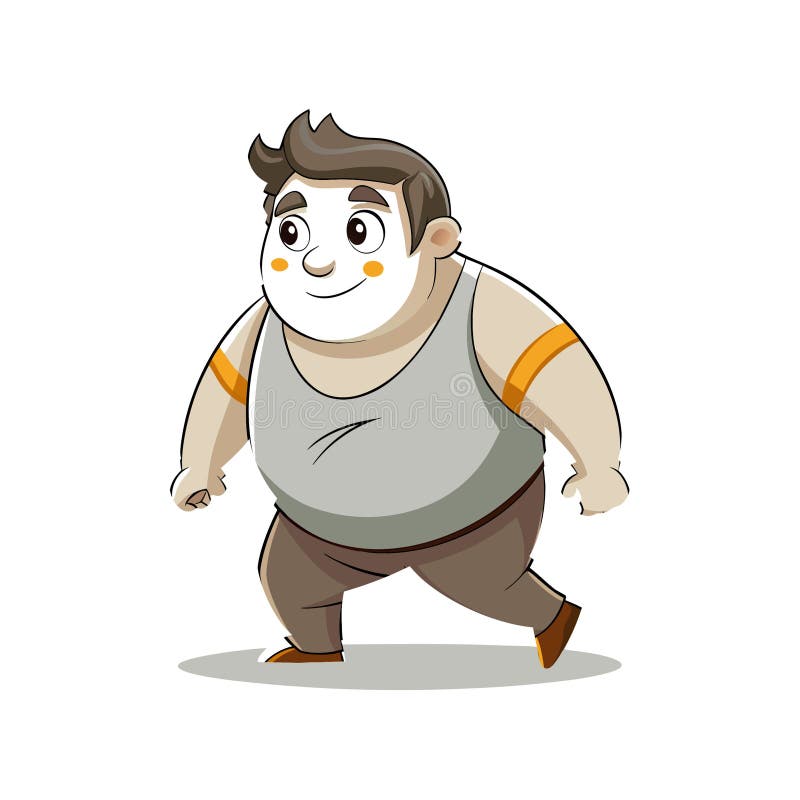 Determined Young Man in Construction Scene Stock Illustration ...