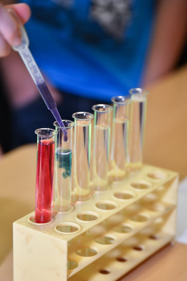 Determining Acid-bases in the Chemistry Laboratory Stock Photo - Image ...