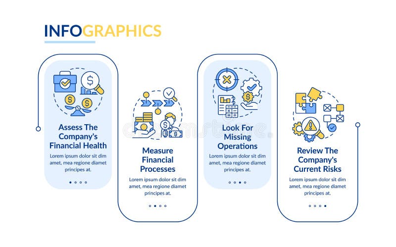 Determining Treasury Management Need Blue Rectangle Infographic ...
