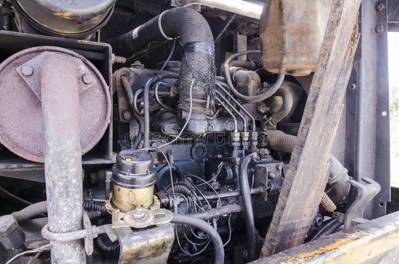 A detial old rusted engine stock image. Image of engine - 31492181
