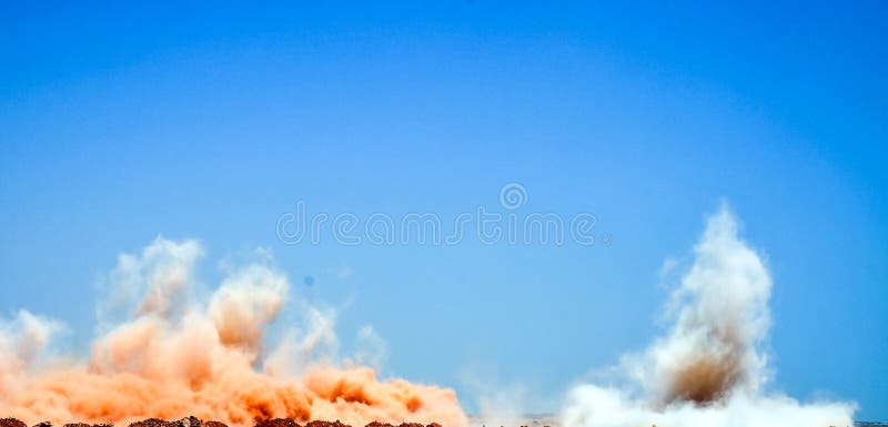 Rock Blasting stock photo. Image of detonate, bang, boom - 10425950